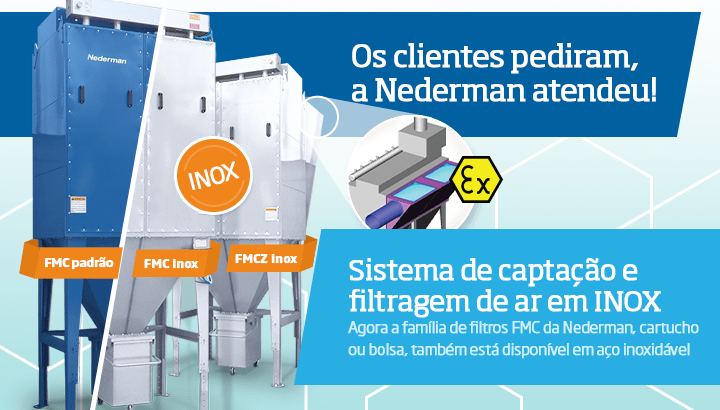 Filtros em Inox para captação e filtragem | Nederman